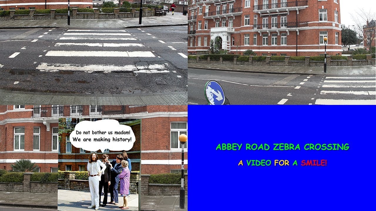 The Beatles in Abbey Road - A cartoon for a smile - YouTube