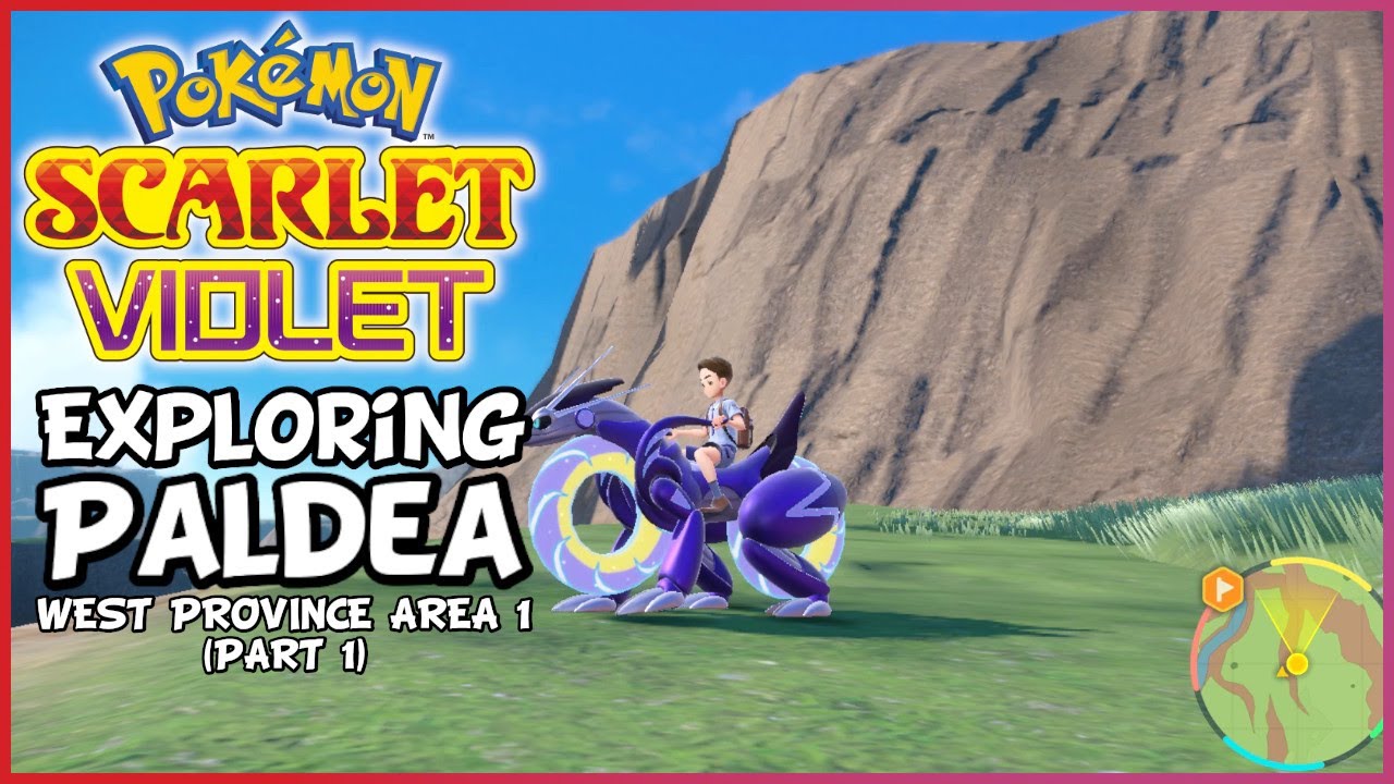 Exploring Paldea! West Province Area 1 (part 1) | Pokemon Scarlet and ...