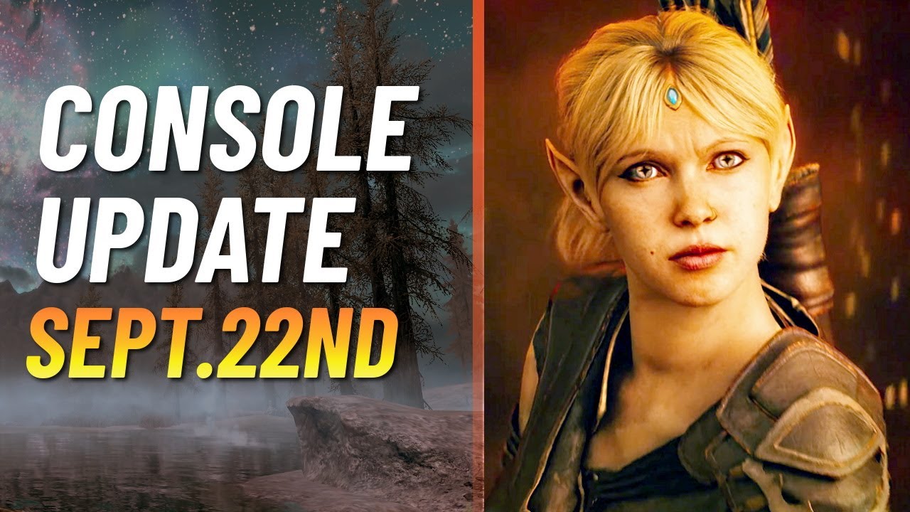 ESO New Console Update Sept.22nd | Elder Scrolls Online - YouTube