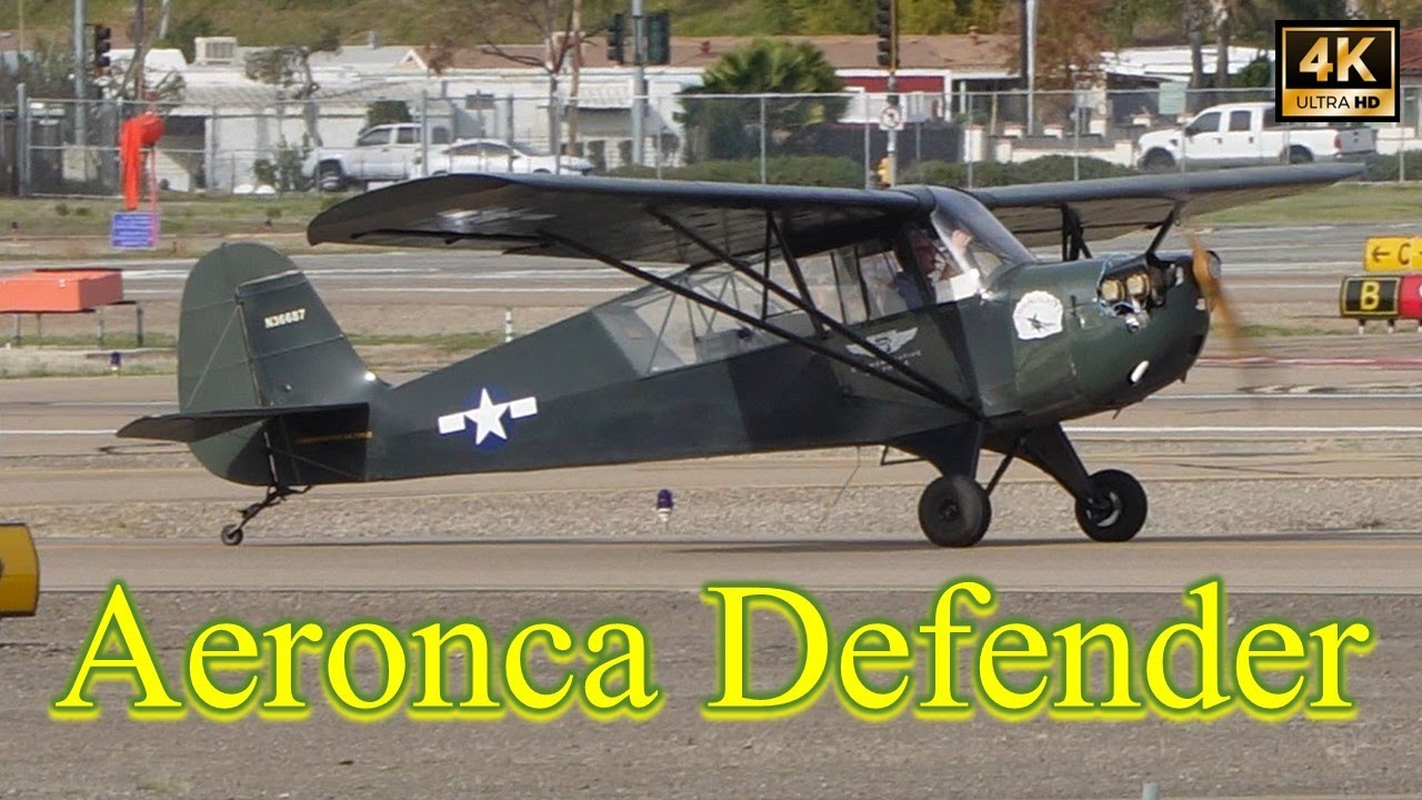 Aeronca 65 - TAC Defender, Plane Spotting - YouTube