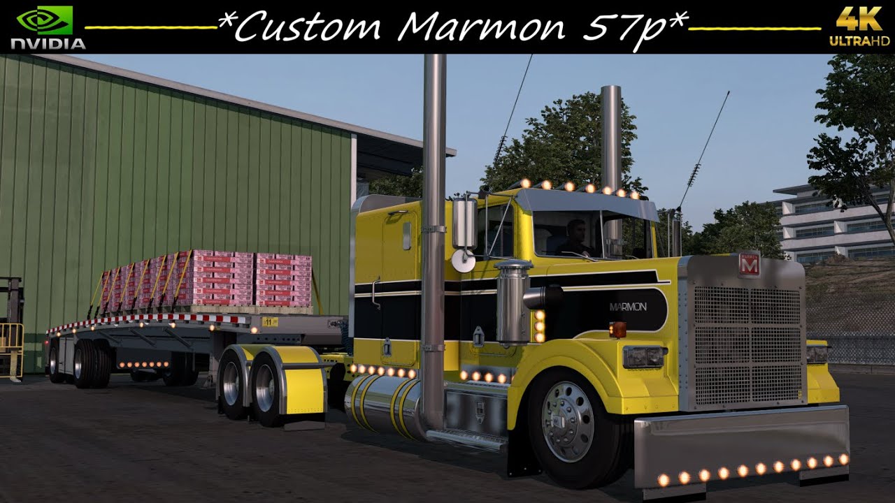 *Custom Marmon 57p* Shingles Hauled Bakerfield to Huron *SCS Graphics ...