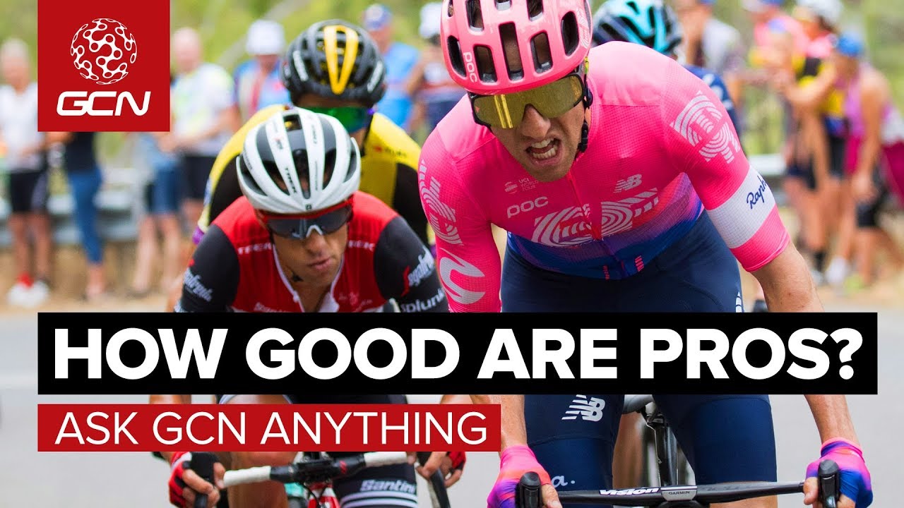 Just How Good Are Professional Bike Riders? | Ask GCN Anything - YouTube