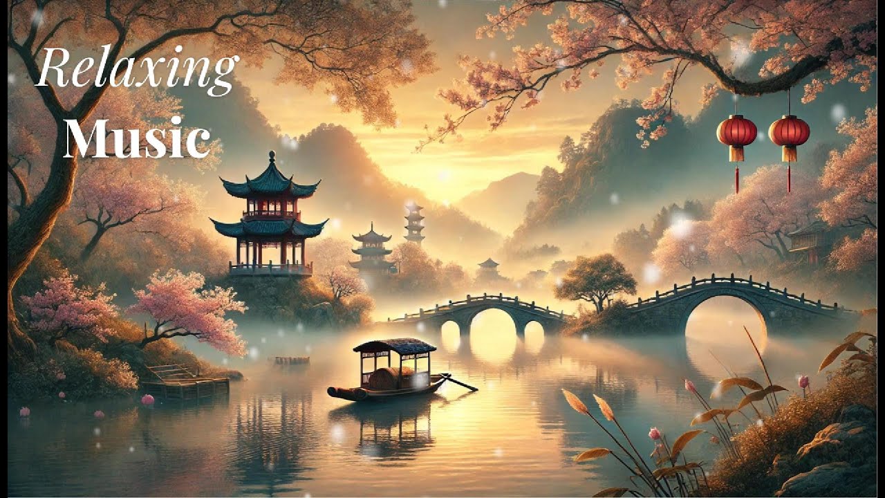 🎶 Serene Chinese Instrumental | Relaxing Guzheng & Bamboo Flute for ...