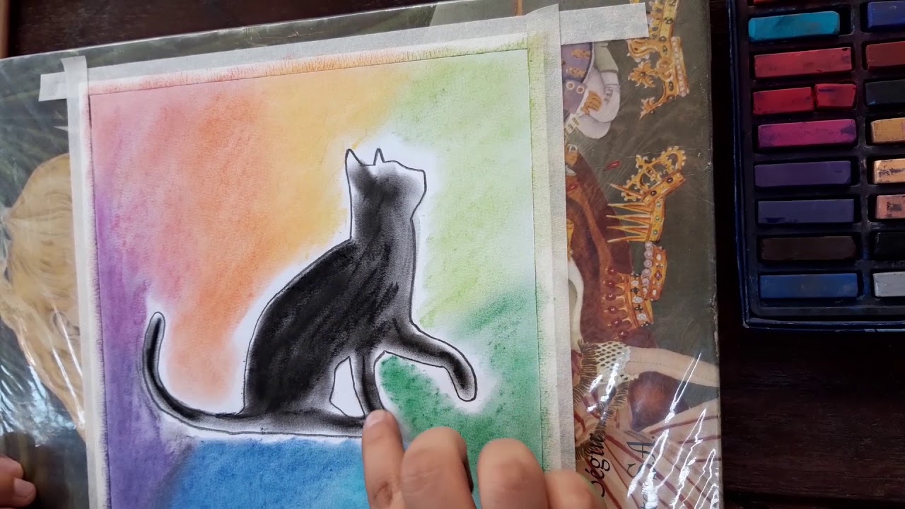 PINTANDO gato - YouTube