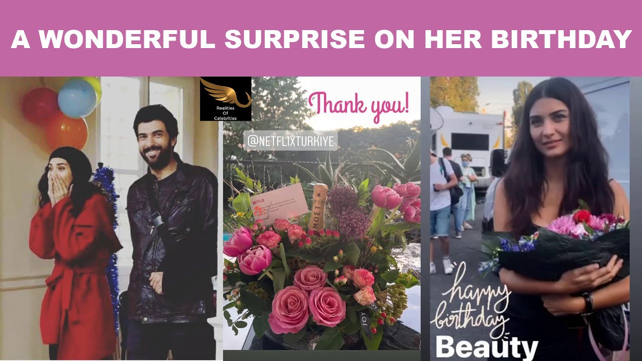 A Wonderful Surprise For Tuba Büyüküstün From "ANOTHER SELF" Team ...