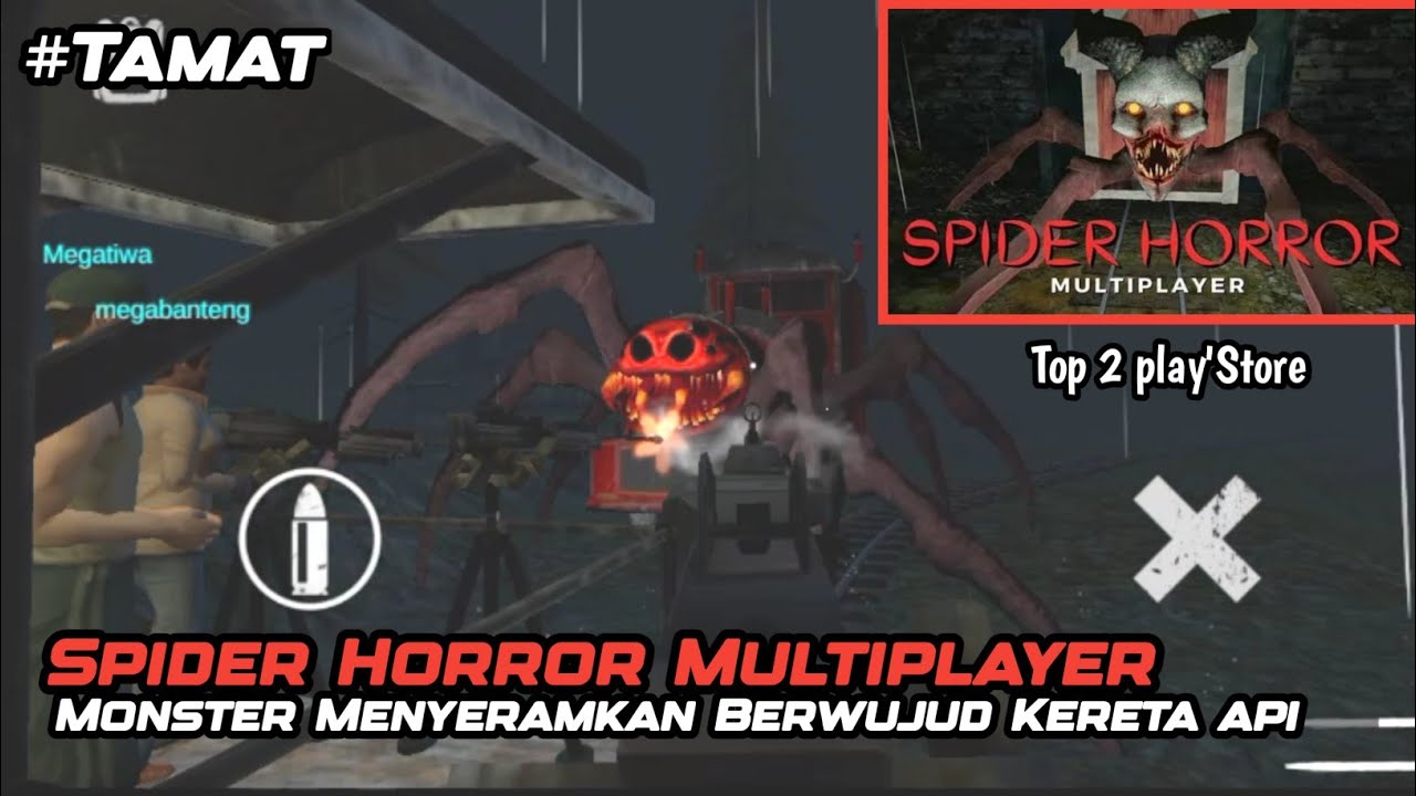 Monster Menyeramkan Berwujud Kereta api Spider Horror Multiplayer - YouTube