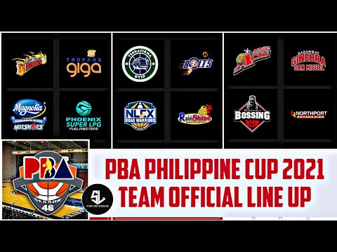 OFFICIAL LINE UP ng MGA PBA TEAMS para sa UPCOMING PHILIPPINE CUP 2021 ...