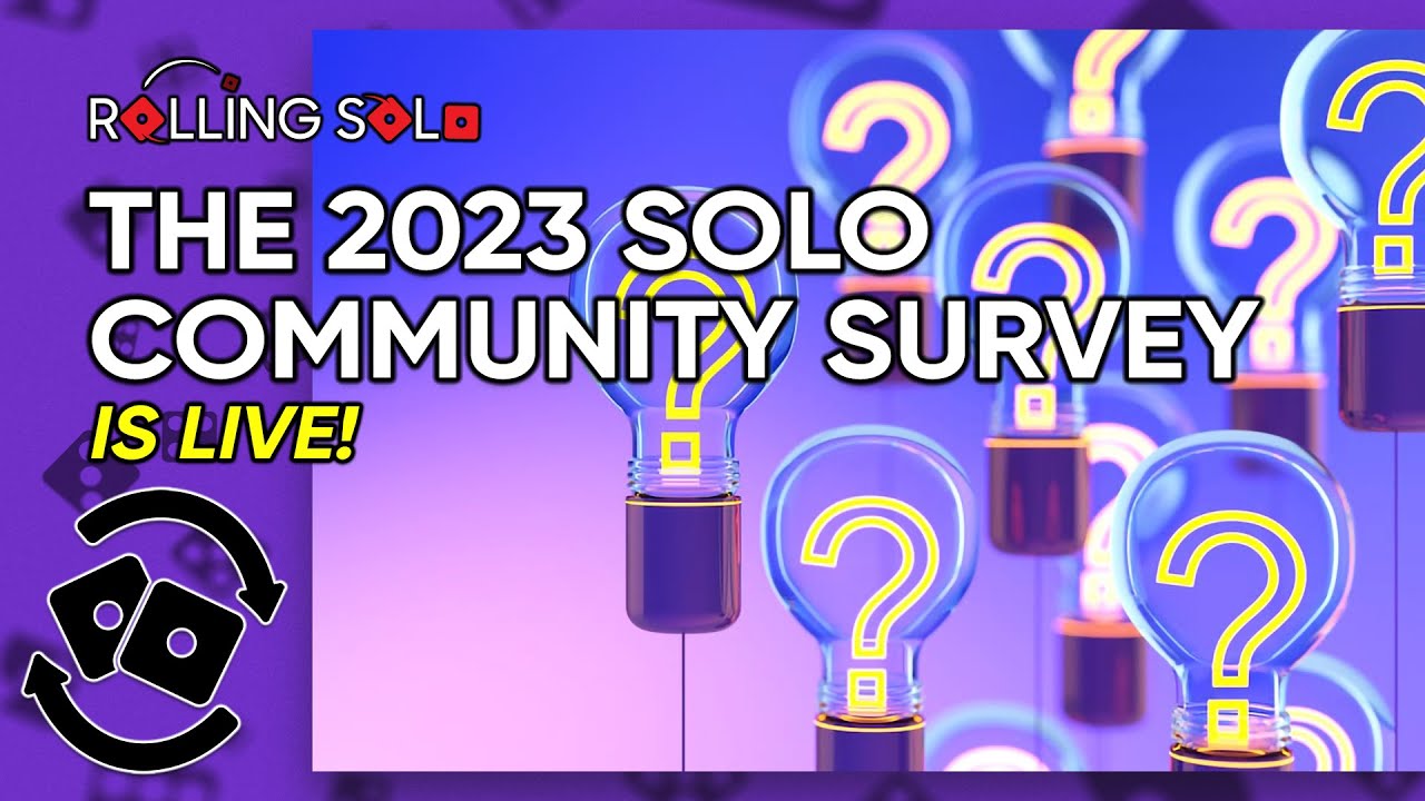 The 2023 Solo Community Survey Is Live! - YouTube