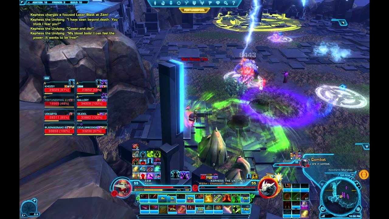 [TFB] Swtor Nightmare Kephess 8-man - YouTube