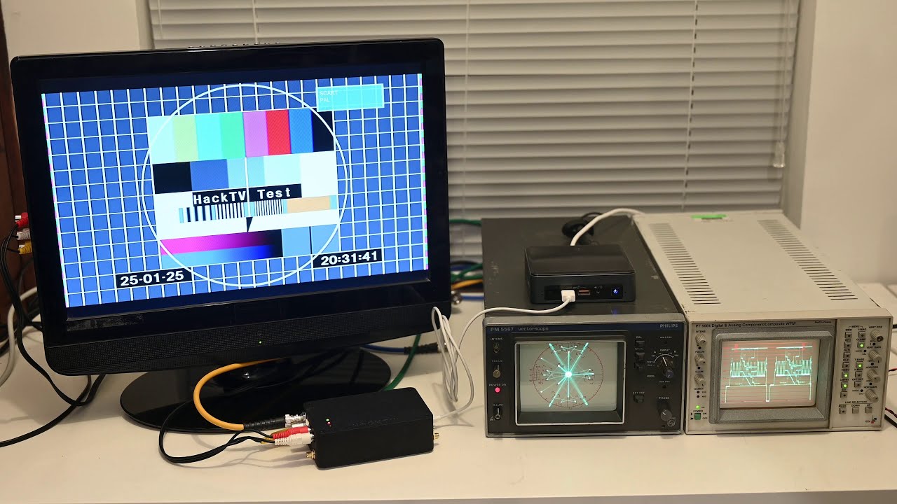 HackTV and HackDAC Emulating a range of test pattern generators - YouTube