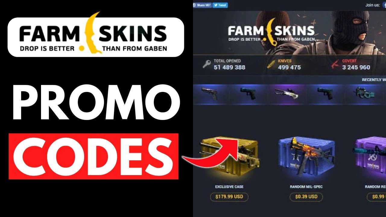 Best FarmSkins Promo Codes (2025) - YouTube