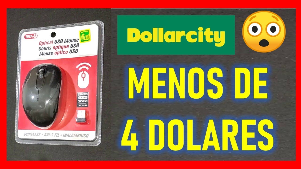 MOUSE INALAMBRICO barato 😃👉 Recomendados Dollarcity - YouTube