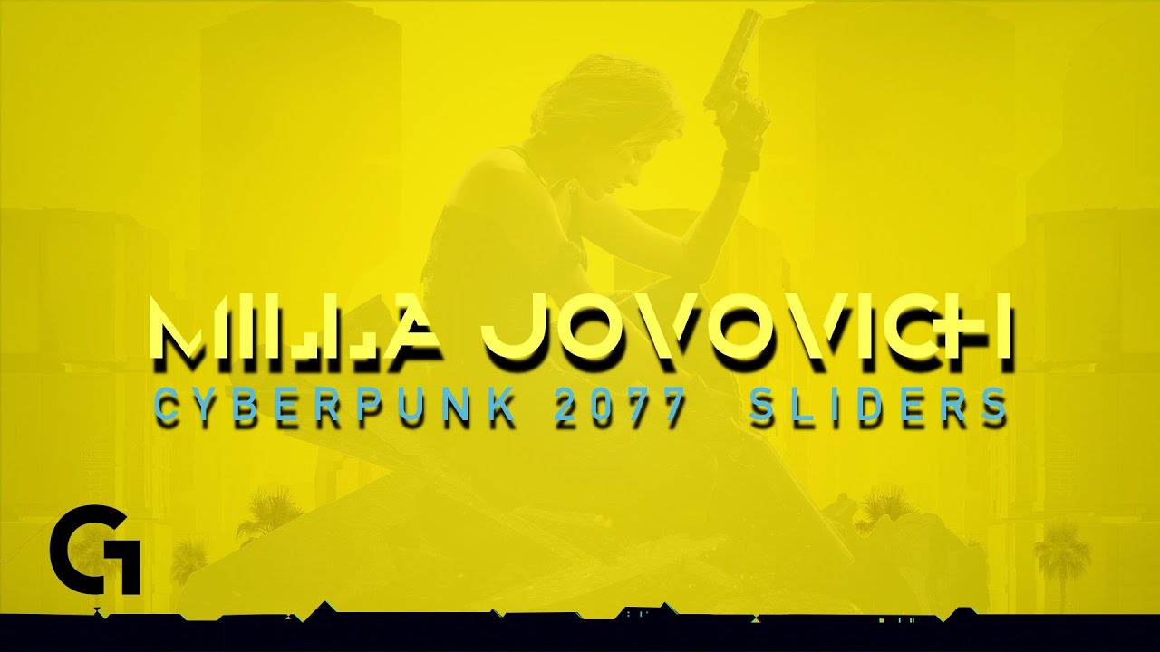 Cyberpunk 2077 Character Creation l Milla Jovovich l Sliders (Color ...