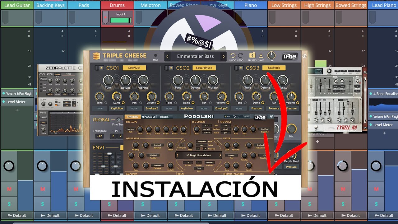 Como Se Instala U-HE Synth VST VST3💤 - YouTube