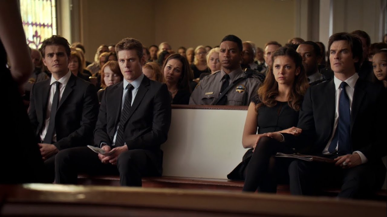 TVD 6x15 - Liz Forbes' funeral | HD - YouTube