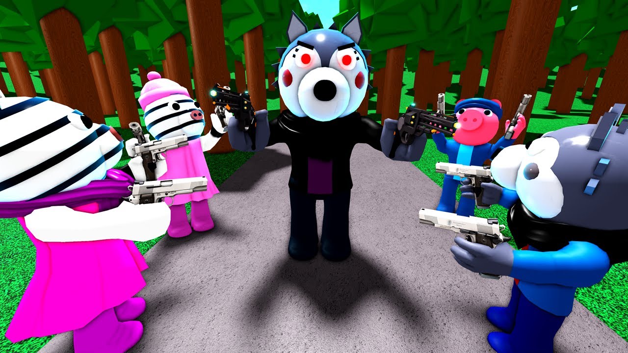ROBLOX PIGGY Everyone Has a Gun Fight! Book 2 Chapter 7 Roleplay ...