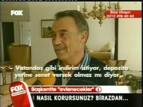 FOX HABER-BAŞKENTTE EVLENECEKLER-YENİ VEKİLLER EMLAKÇILARLA PAZARDA-30-07-2007