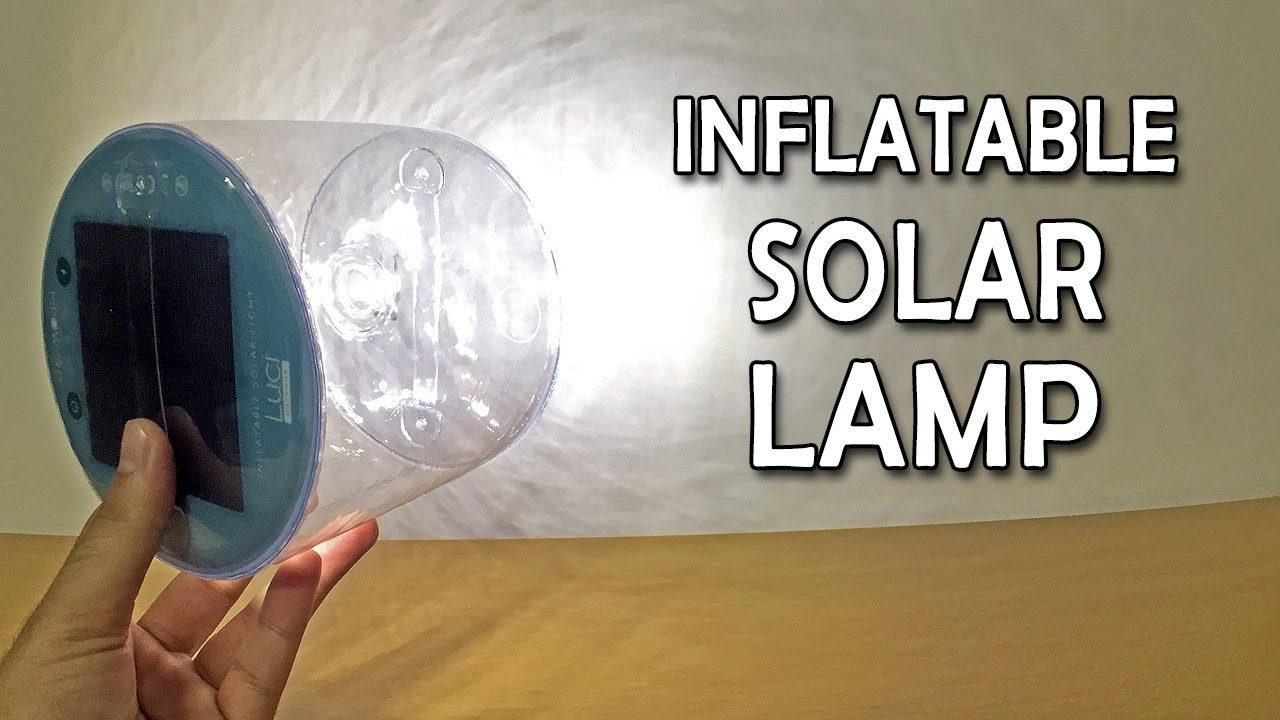 Luci the Inflatable solar lantern by MPOWERD review - YouTube