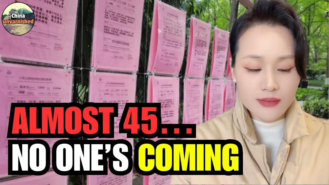 “I’m Almost 45 NOW”. Leftover WOMAN Breaks Down in Regret Because of Her Loneliness - YouTube