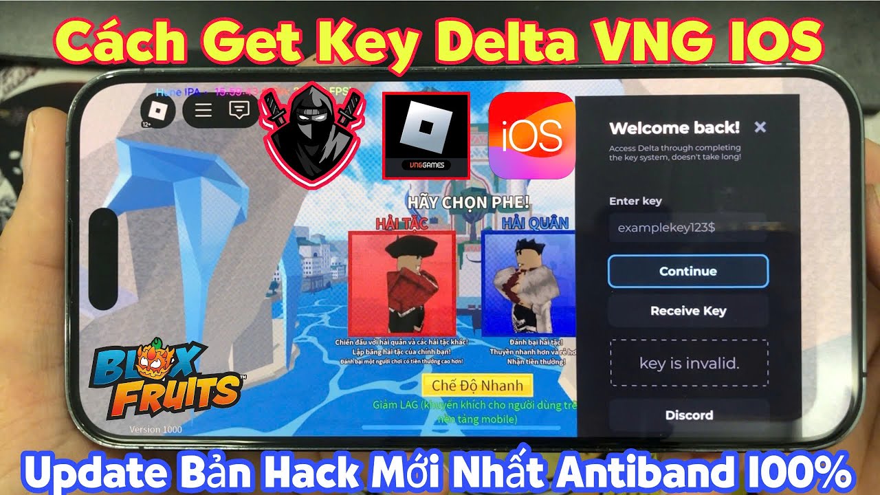 Cách Get Key Delta VNG IOS - Cách Cài Hack Blox Fruit 24 VNG Trên ...