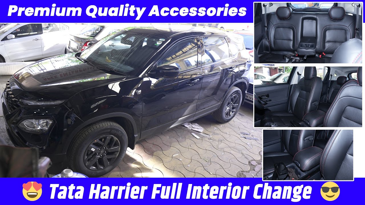 💥 Modified Tata Harrier 2023 🔥 Tata harrier Modification 🔥 black ...