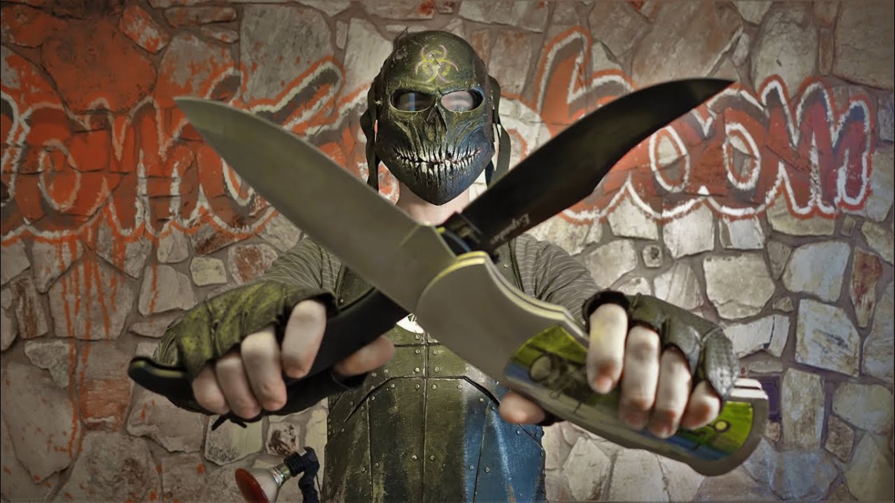 BIGGEST pocket knives in the WORLD! Zombie Go Boom! Cold Steel! - YouTube