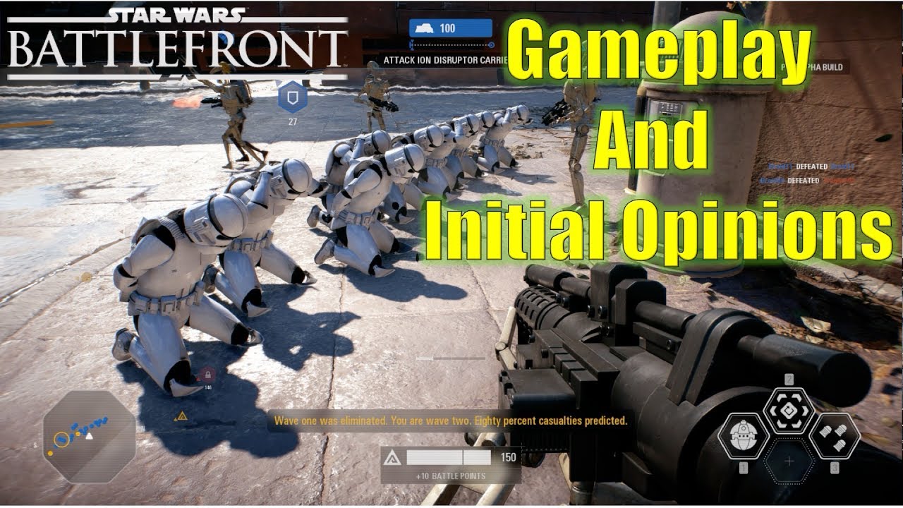 Star Wars Battlefront 2: Gameplay and Initial Opinions - YouTube