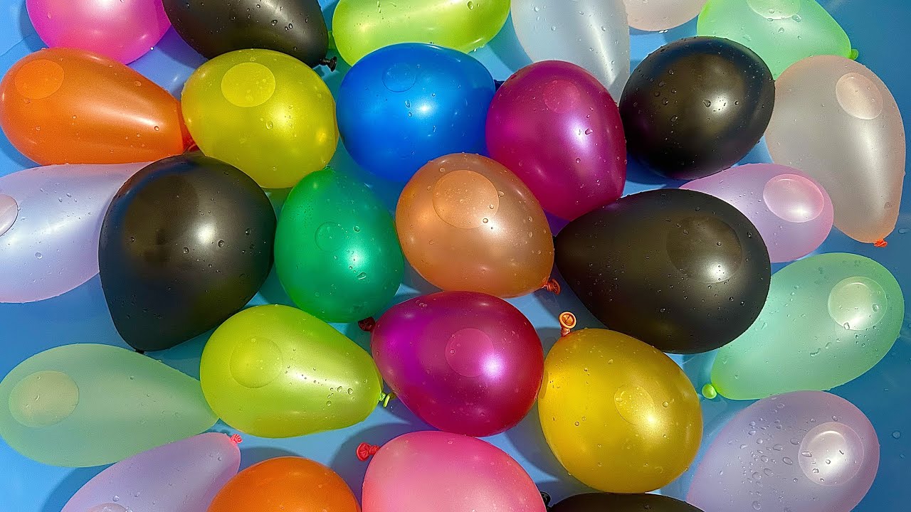 Water Balloon Pop | popping water balloons | balloon pop - YouTube