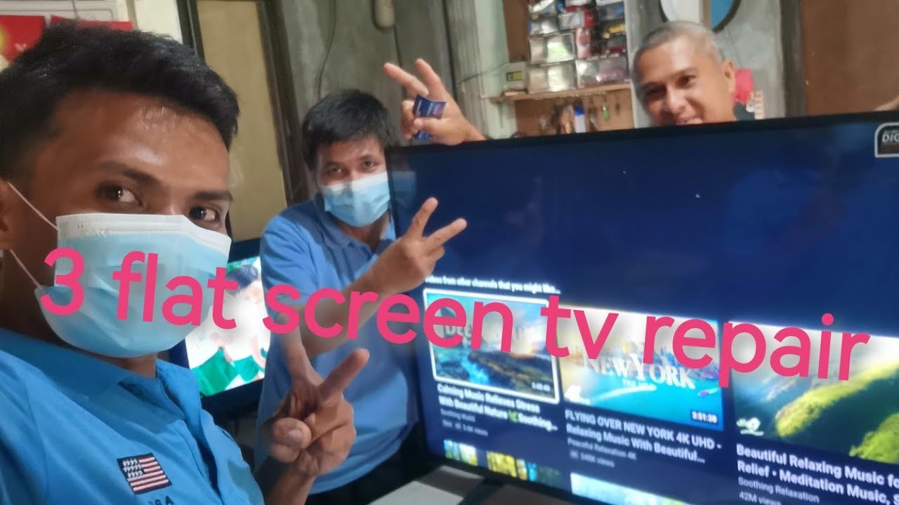 Repair 3 Flat screen tv TCL, Devant, Philips,, pannel problem # ...