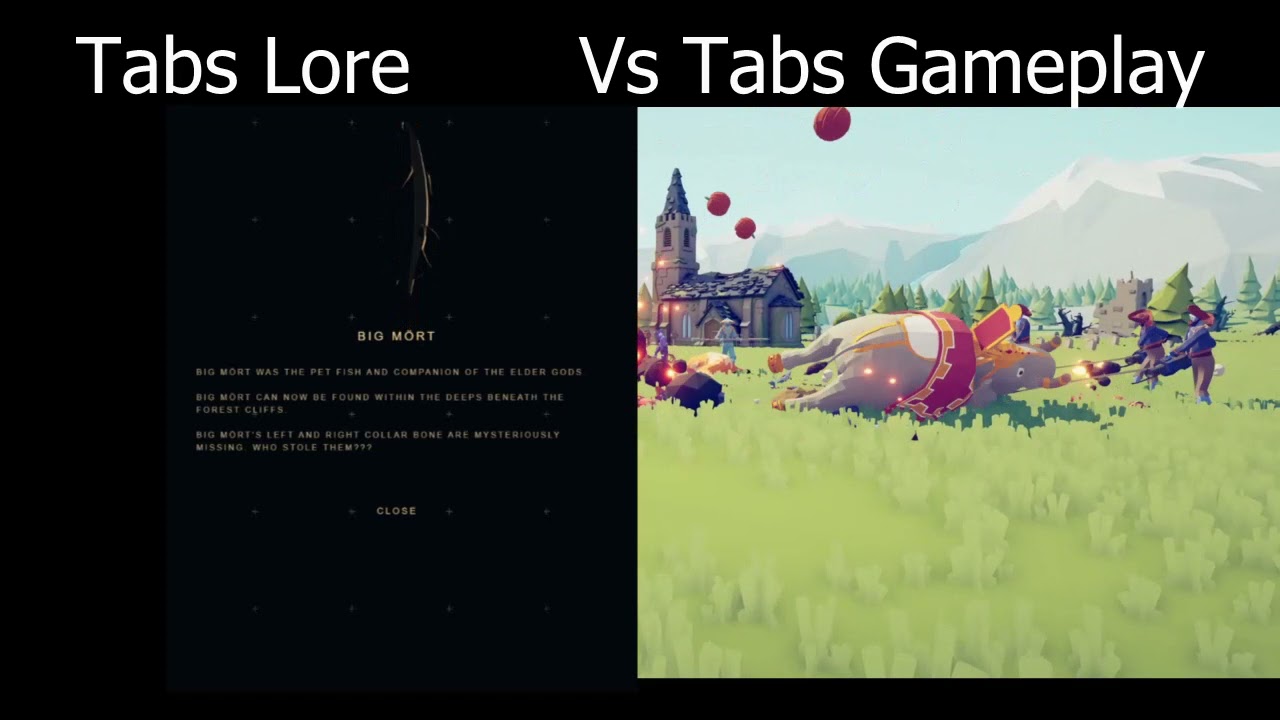 Tabs Gameplay Vs Tabs Lore - YouTube