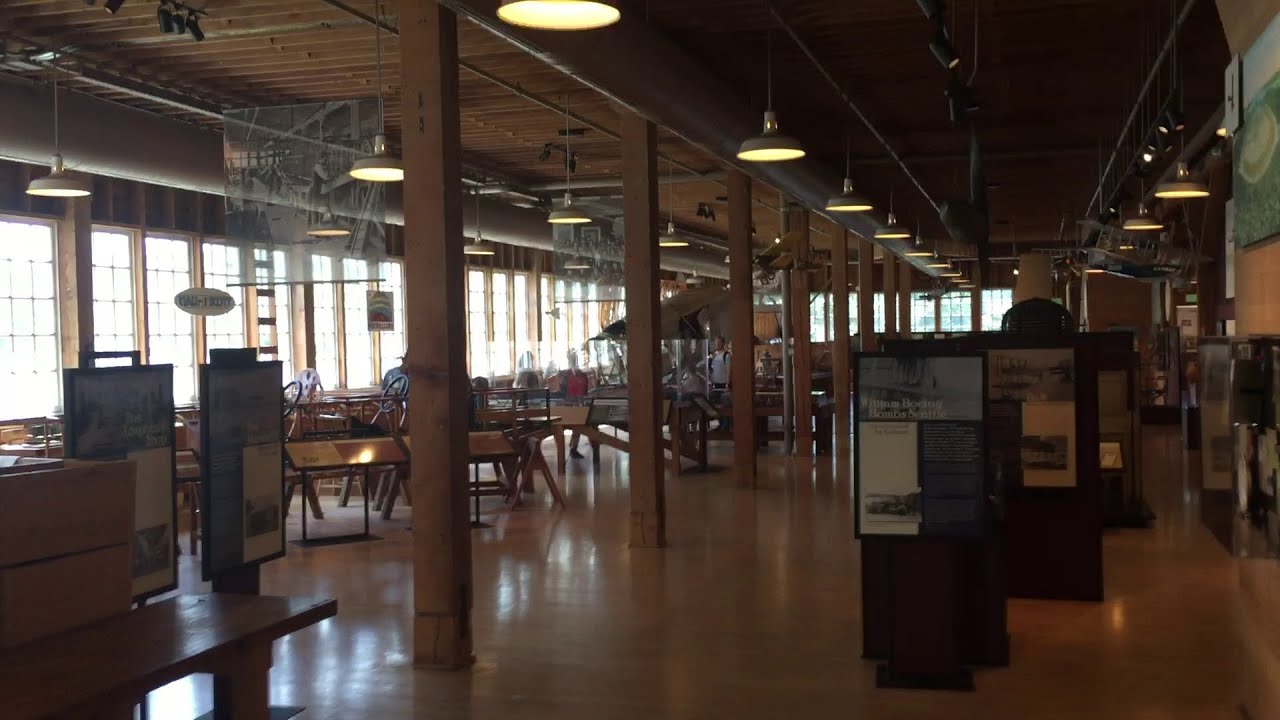 The Museum of Flight - William E. Boeing Red Barn - General View - YouTube