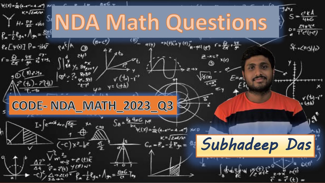 NDA Important Math Solution | Solution 3 | Grade 12 Math Question | NDA ...