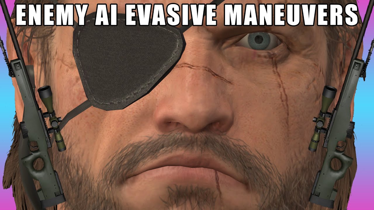 MGS V - Slav outsmarts sniper - YouTube