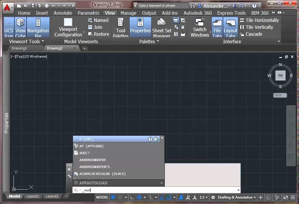 AutoCAD 2015 & AUDIT command - YouTube