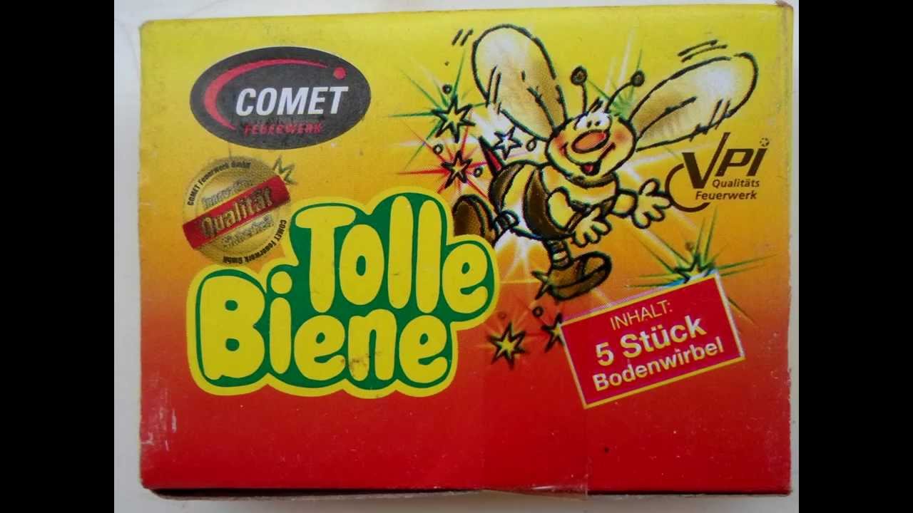 Tolle Biene (BODENFEUERWIRBEL) - COMET Feuerwerk - YouTube