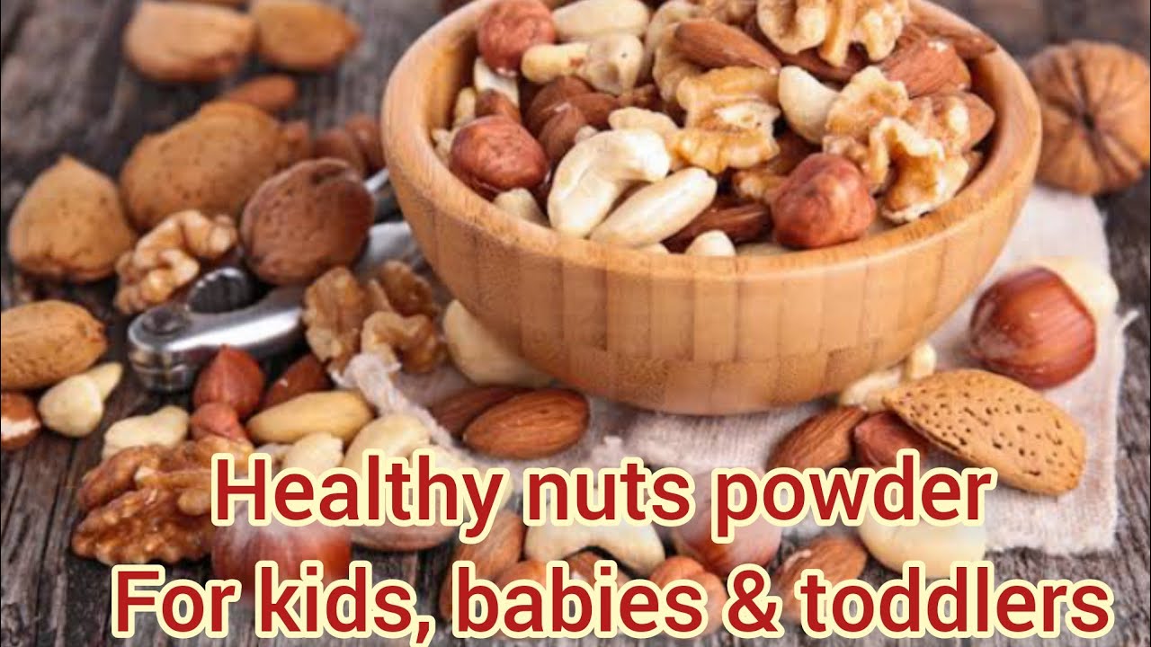 Nuts Powder For Kids | Nuts recipe | Baby food | Brain development ...