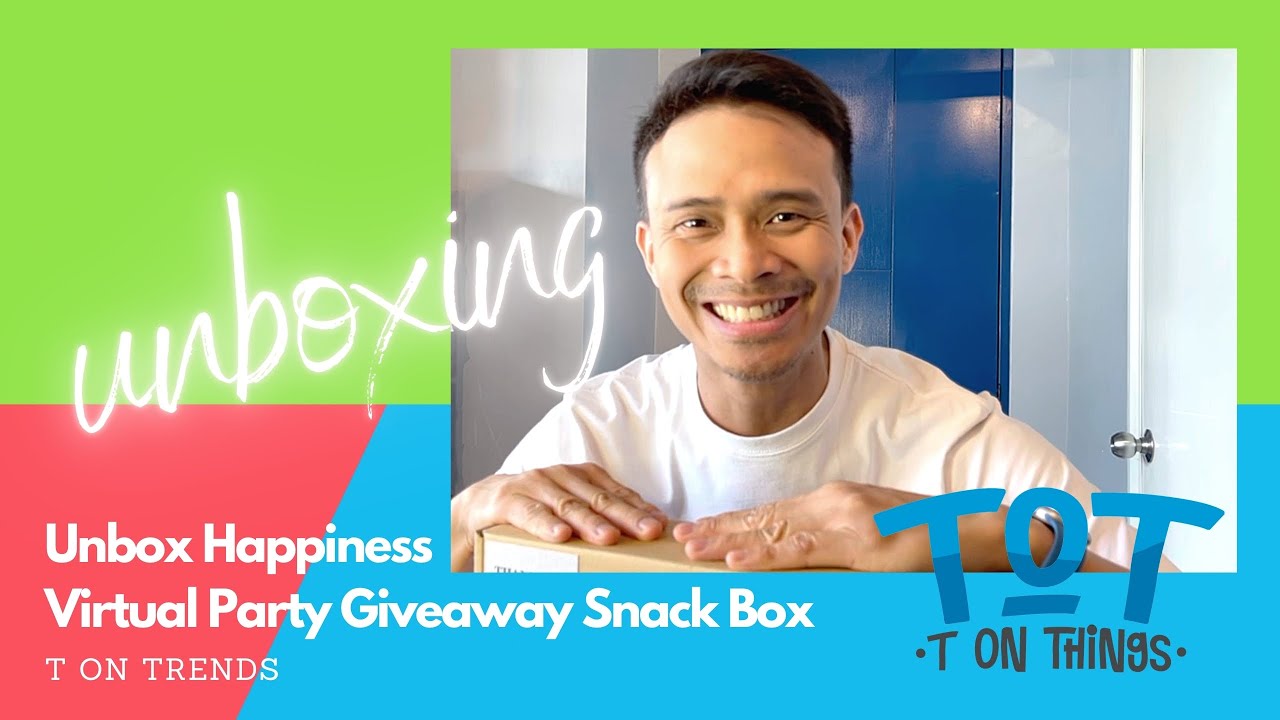 UNBOXING: Unbox Happiness Virtual Party Box Giveaway - YouTube