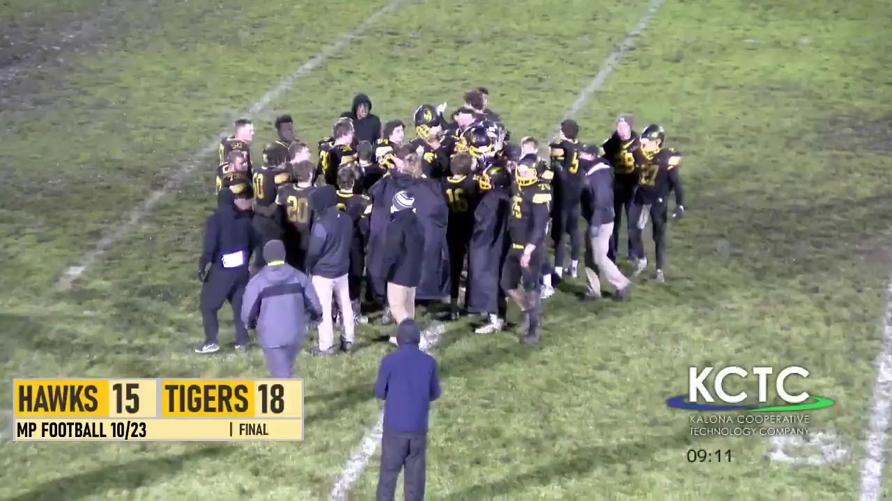 Mid-Prairie Football Game (10/23) - YouTube