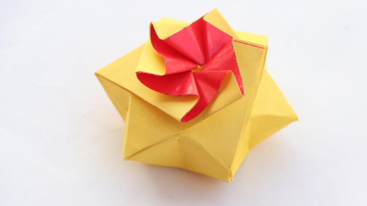 How to Make Origami Star Box Out Of Paper | Origami Star Box - YouTube