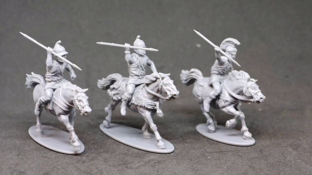 Victrix Light Greek Cavalry Review Part 1 - YouTube