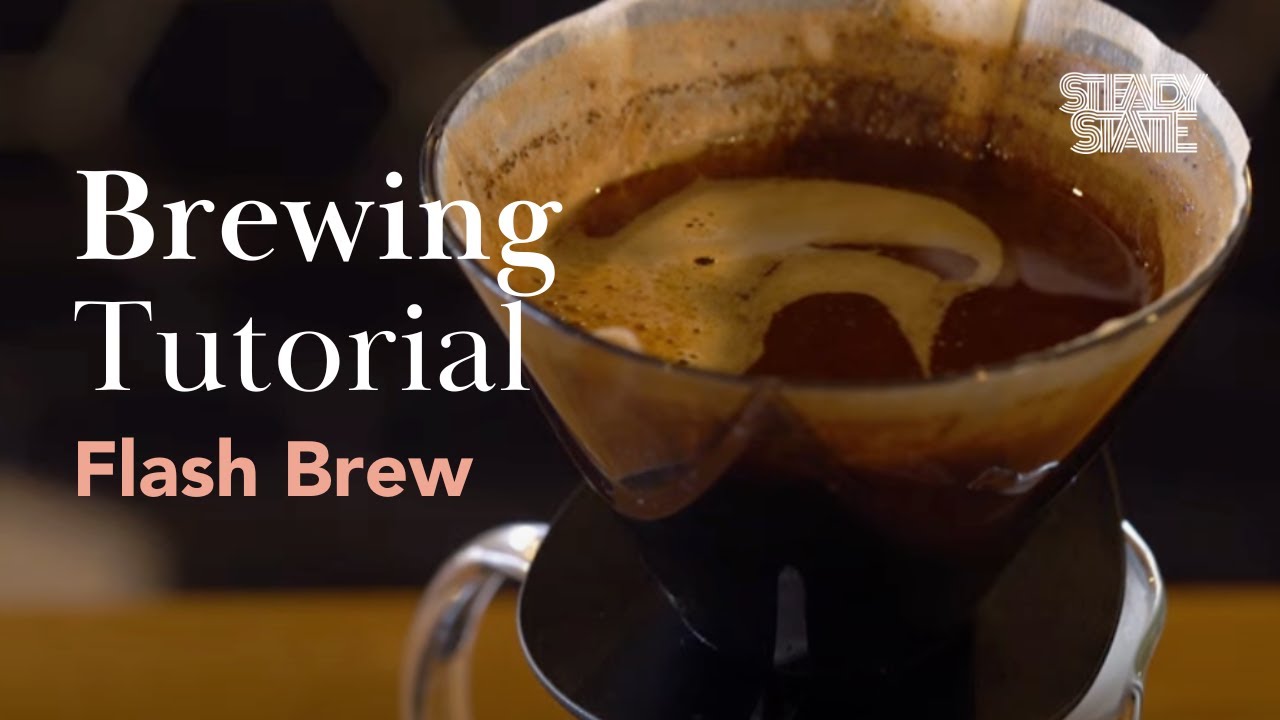 How to make a Flash Brew at home | Coffee Brewing Tutorial | Steady ...
