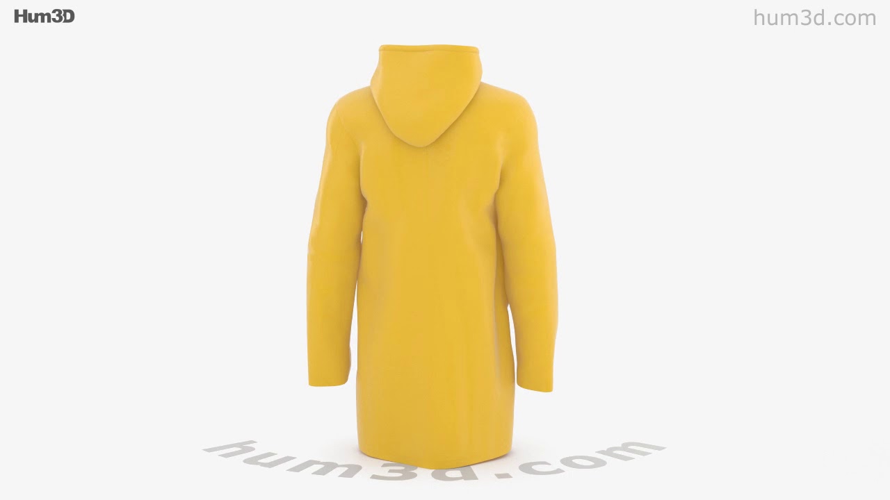 Raincoat 3D model by 3DModels.org - YouTube