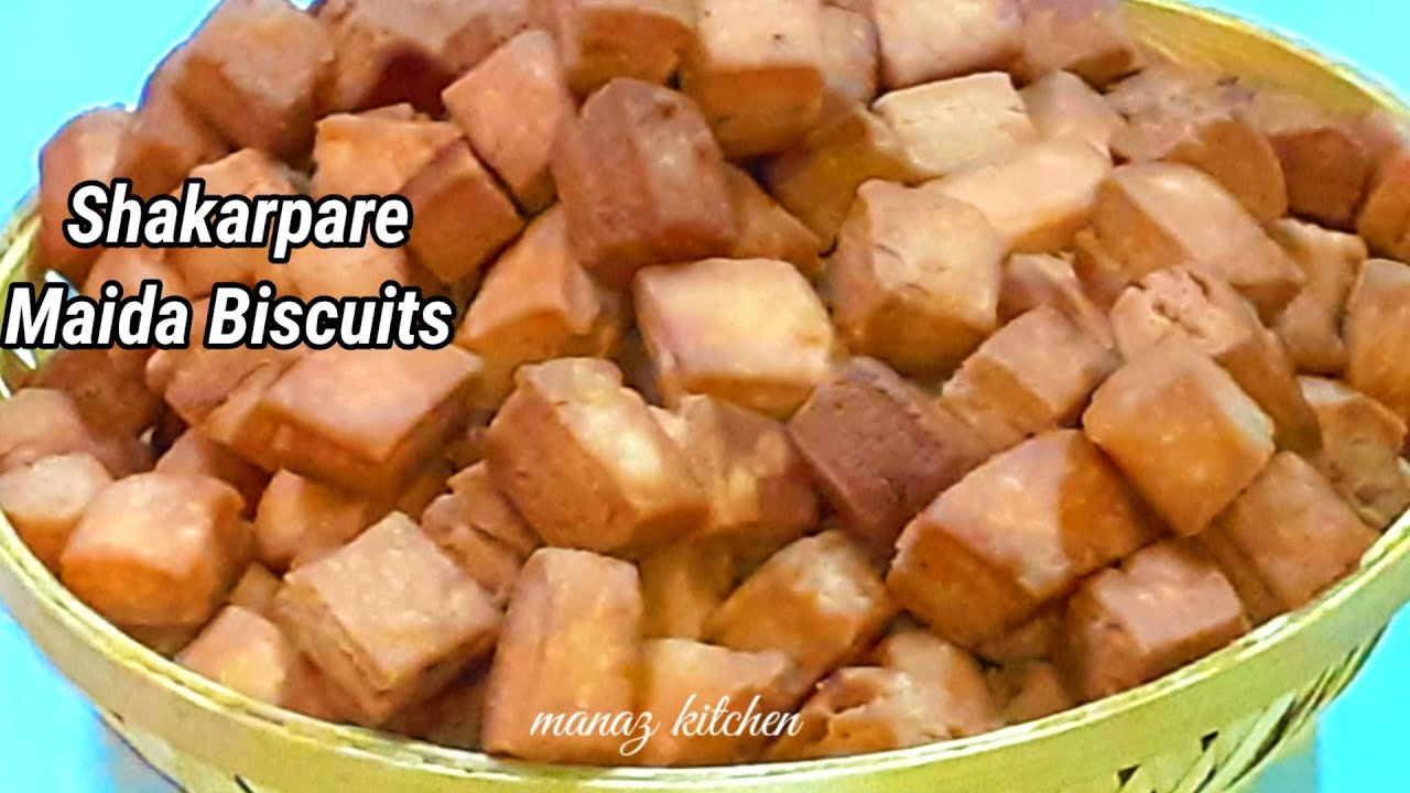 Crispy MAIDA BISCUITS//Only Three Ingredients//Festival Snacks ...