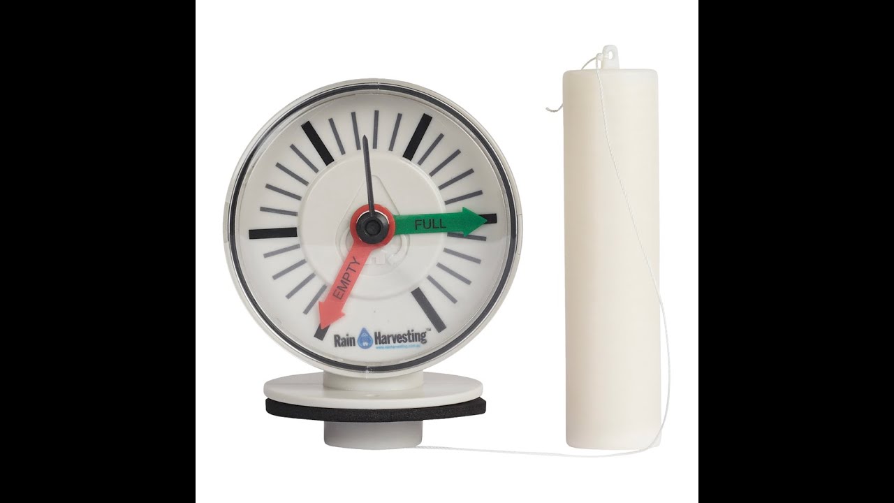 Installing water tank level gauge - YouTube