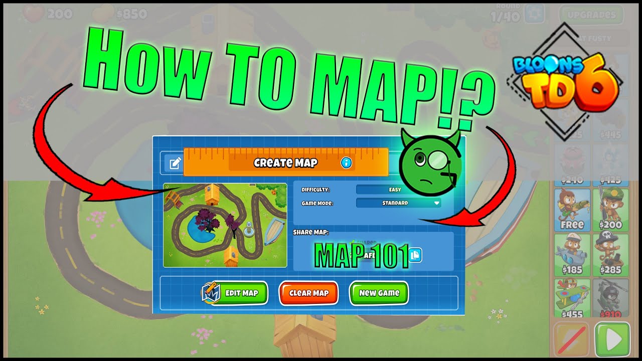 HOW do I build a map? #bloonstowerdefense6 #btd6 - YouTube