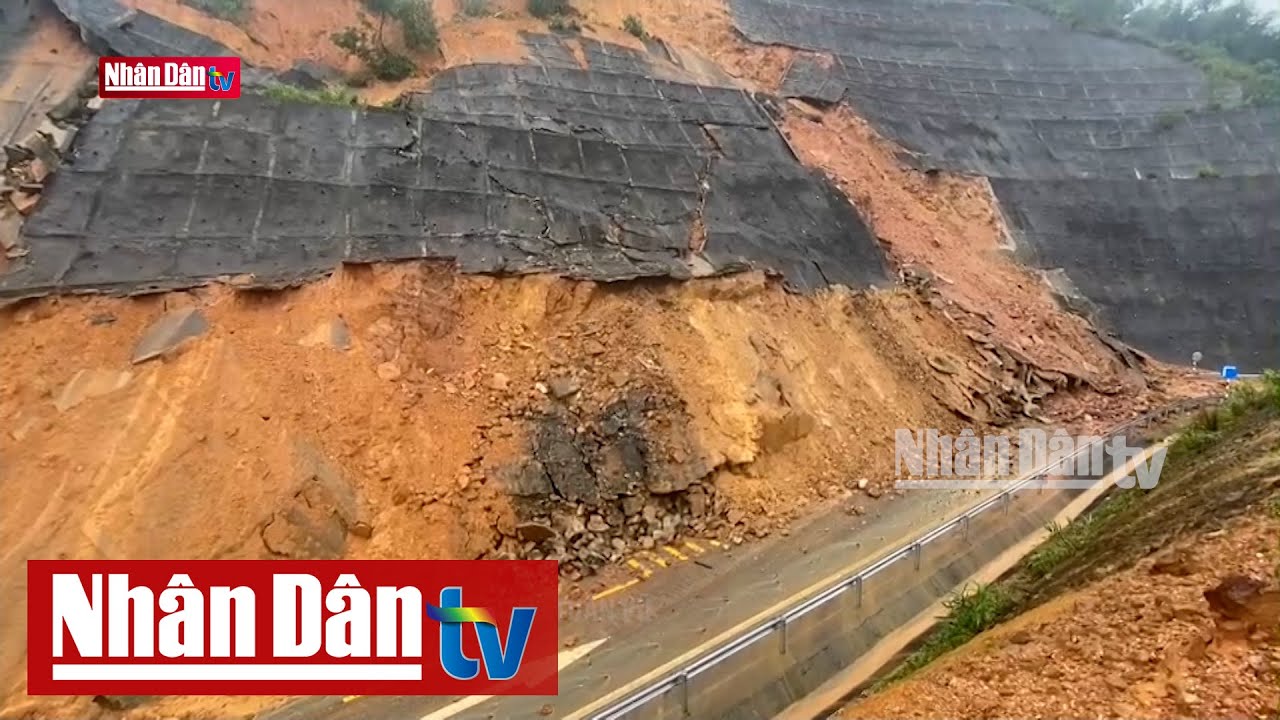 Sạt lở nghiêm trọng trên cao tốc La Sơn - Túy Loan | Tin ĐỜI SỐNG - XÃ ...
