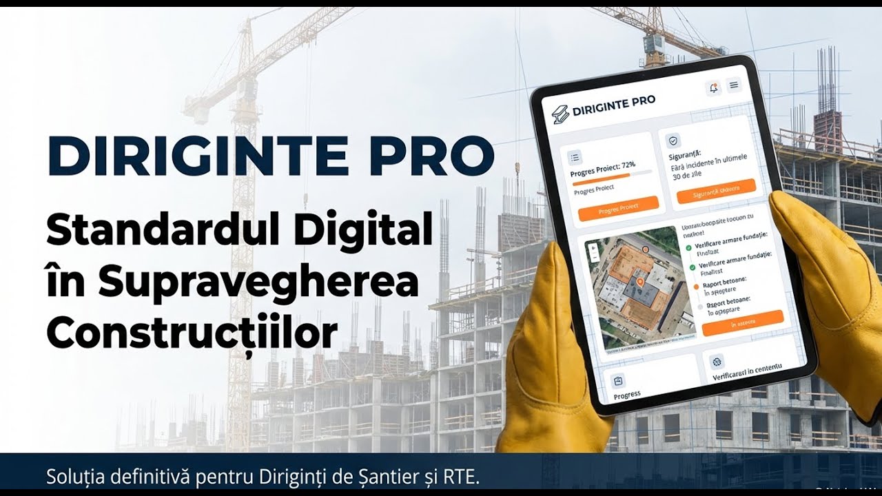 DIRIGINTE PRO: Standardul Digital în Supravegherea Construcțiilor - YouTube