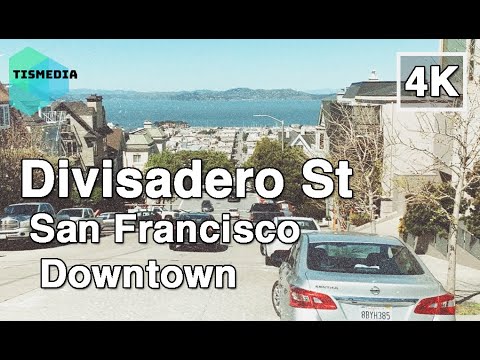 【4K】🇺🇸🌉 Walking around Divisadero Street and Broadway in San Francisco🎧 ...