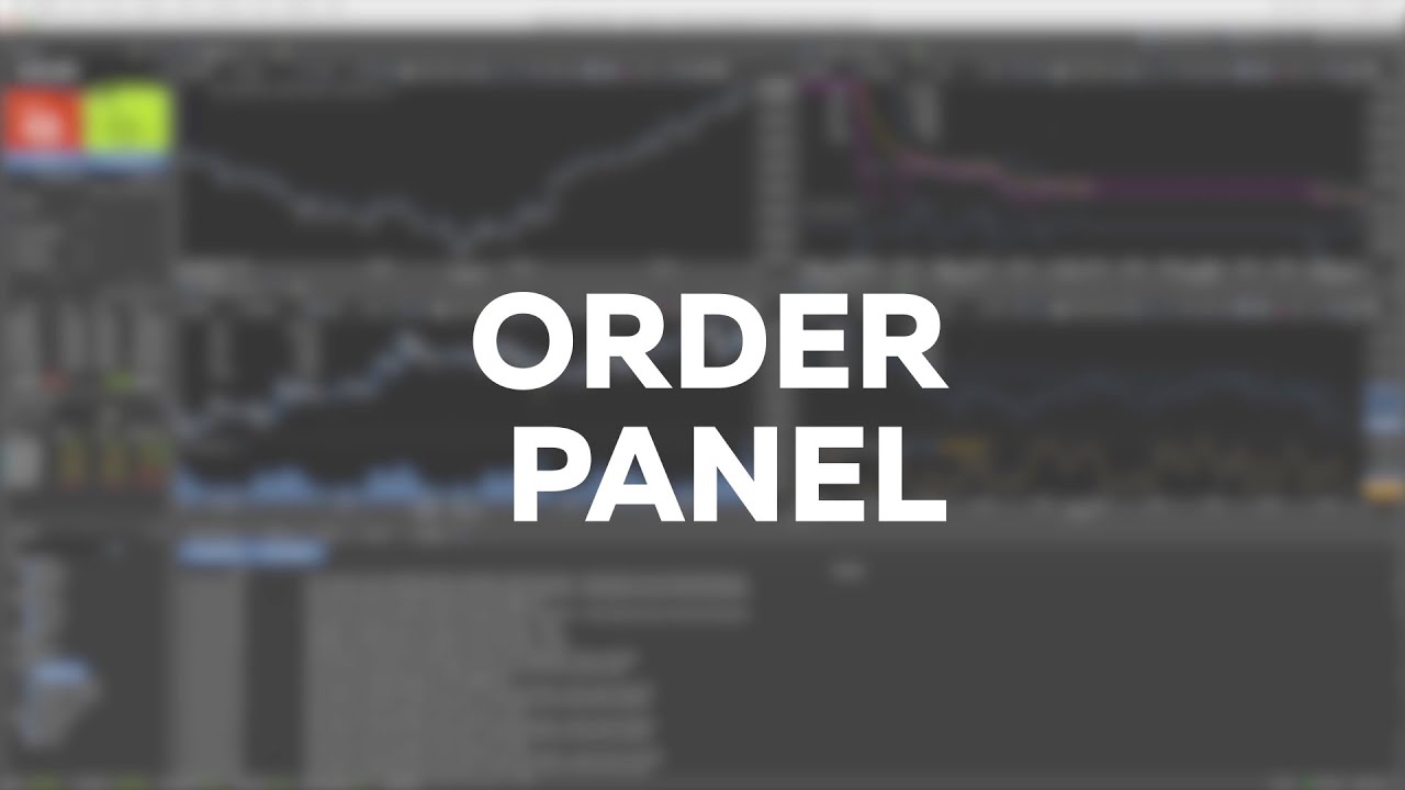 Tutorial #Order panel on the platform - YouTube