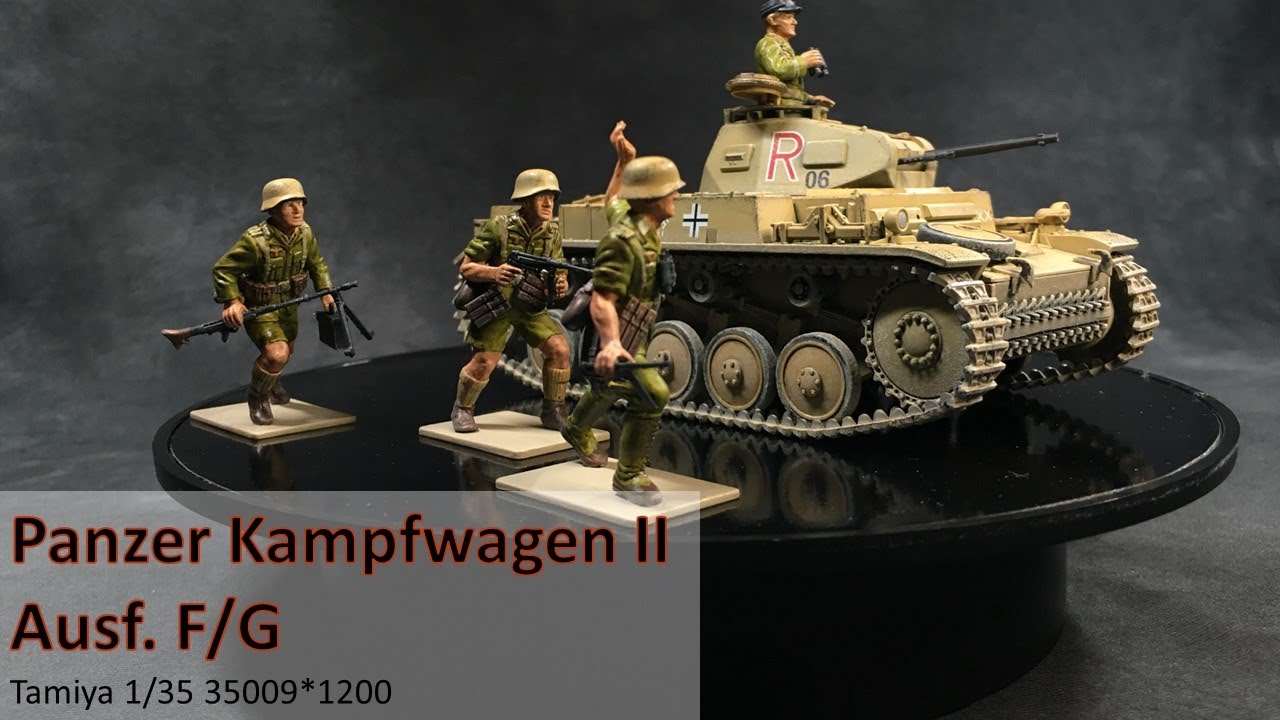 Panzer Kampfwagen II Ausf. F/G Tamiya 1/35 (item number 35009*1200 ...